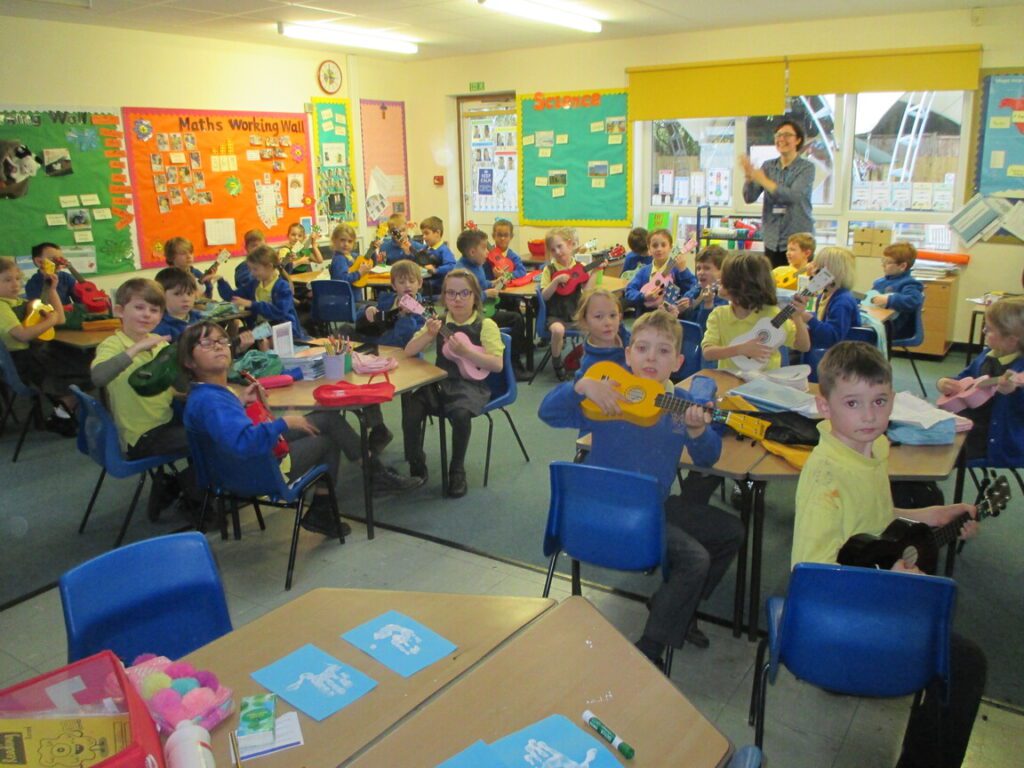 Year 2 Ukulele – Nutfield Church Primary School